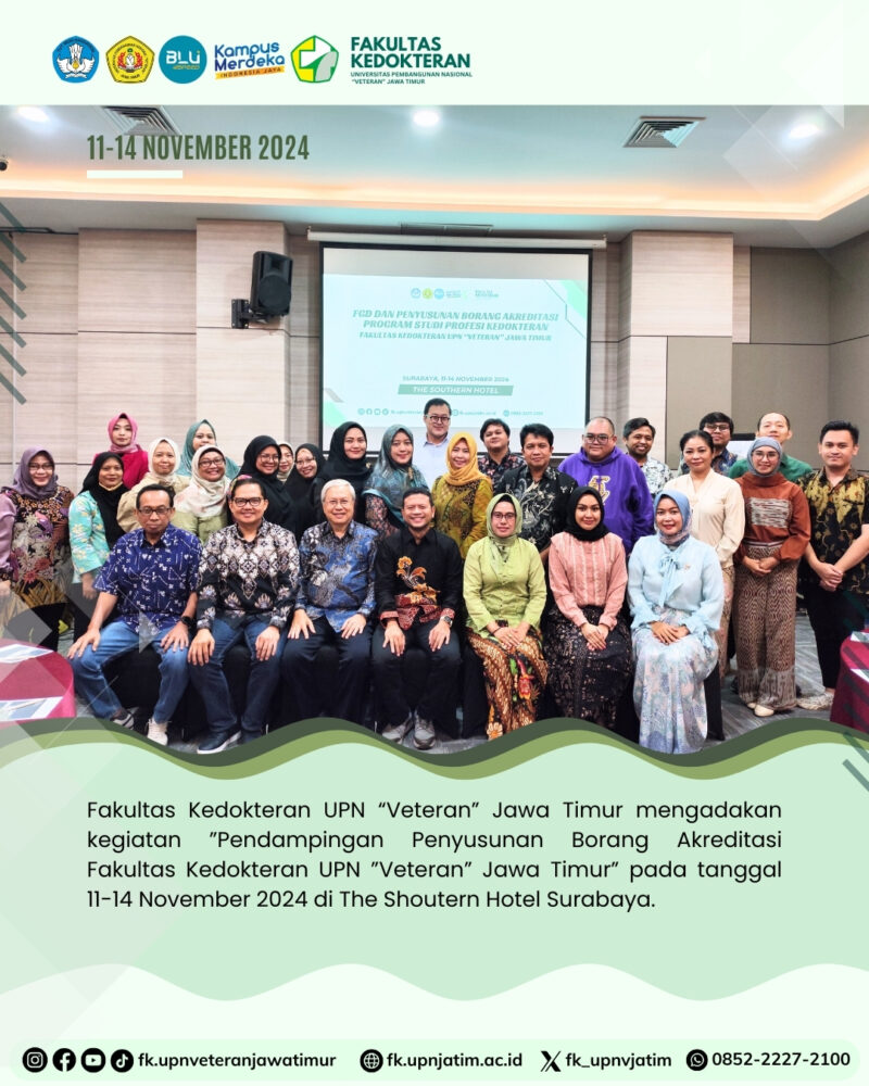 FGD DAN PENYUSUNAN BORANG AKREDITASI PROGRAM STUDI PROFESI KEDOKTERAN FAKULTAS KEDOKTERAN UPN ...